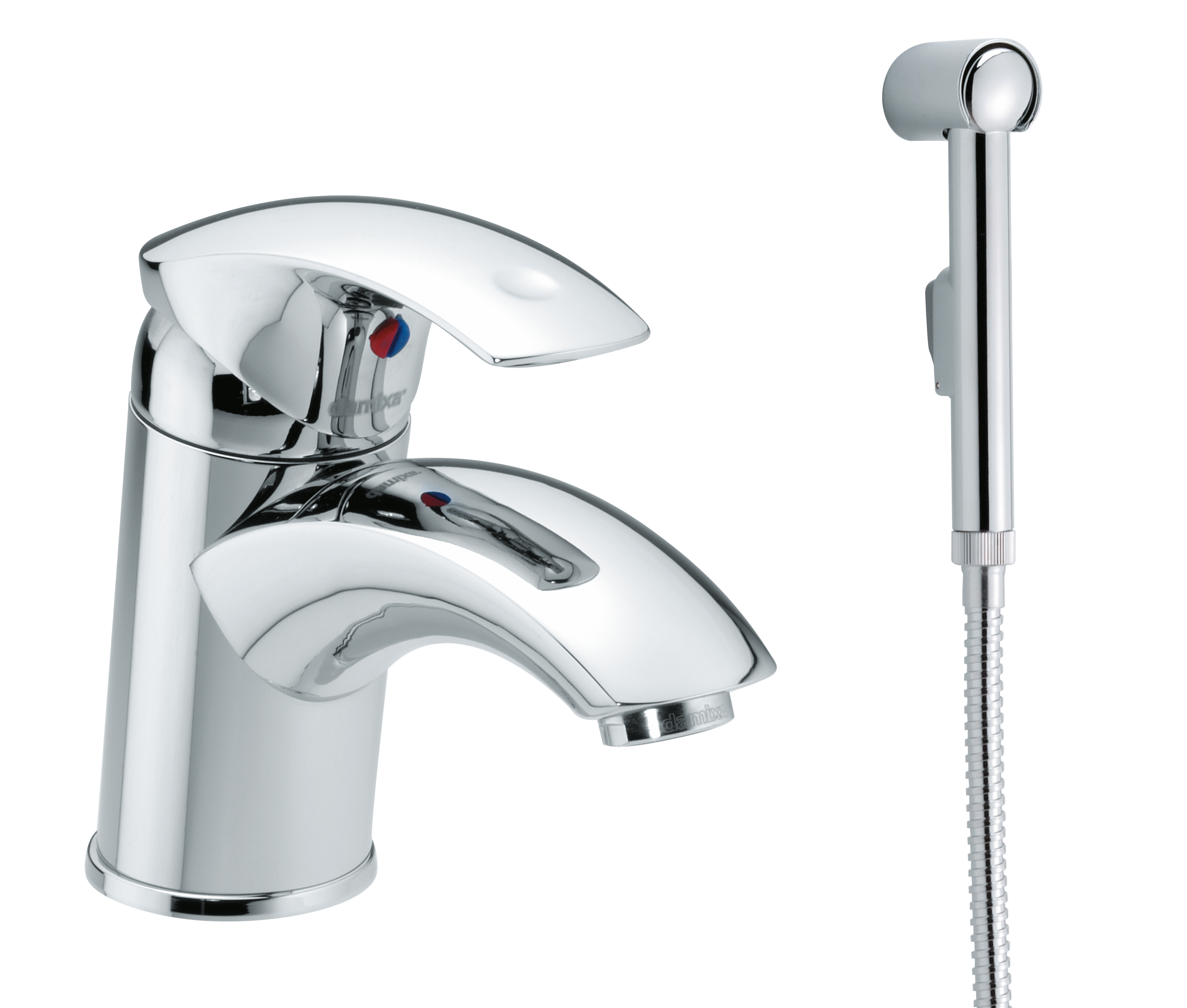 Gala Chrome Basin Mixer with side spray [https://damixa.com]